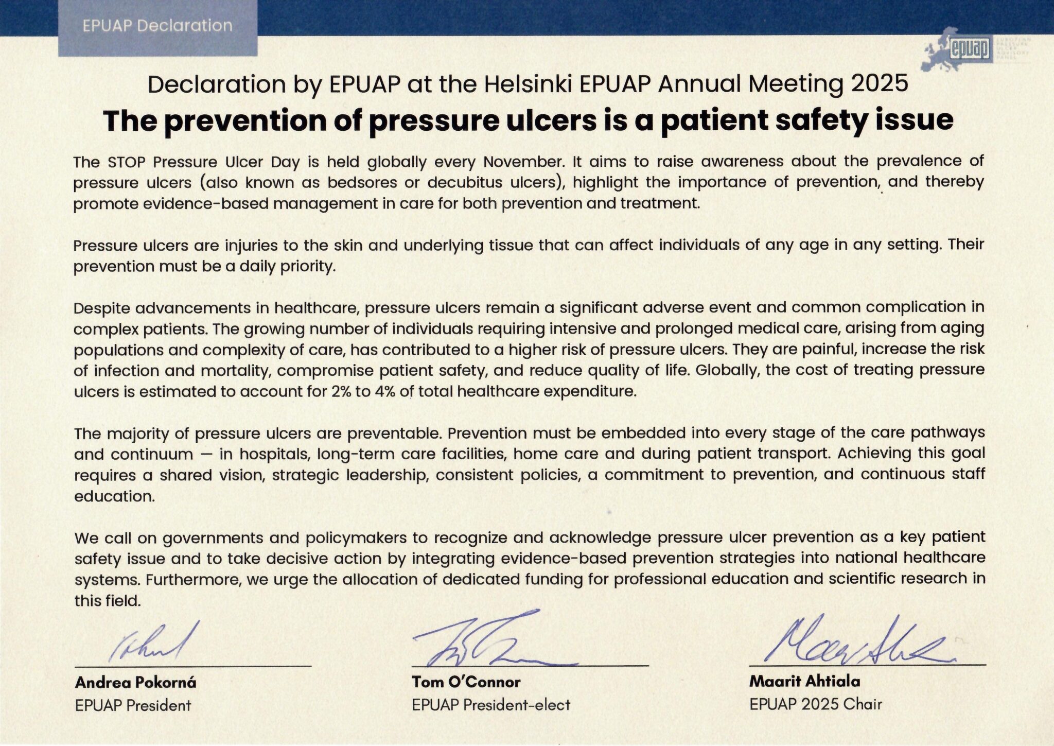 EPUAP Declaration | EPUAP org